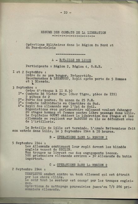 "Sommaire d'activité militaire de l'O.F.A.C.M. : réseau "Sylvestre" dit ...