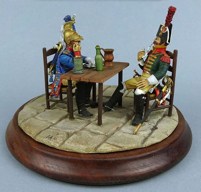 1er Empire, Auberge, Trompettes des Dragons de l'Impératrice et de ...